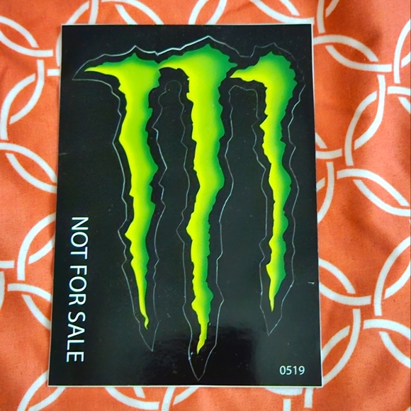 monster | Wall Decor | Free Bundle Item Monster Energy Logo Decal ...